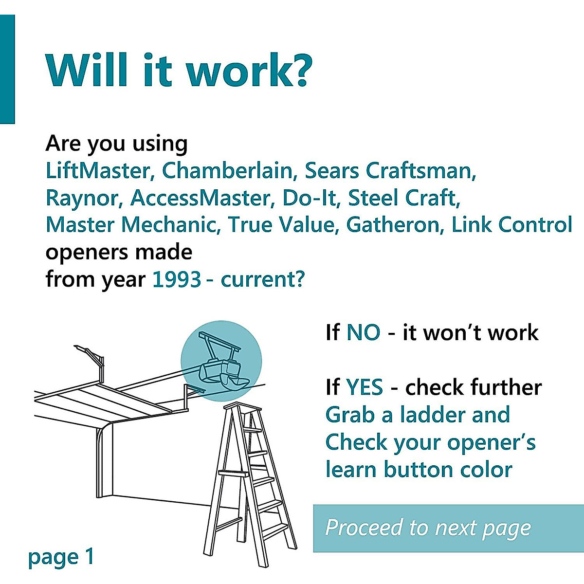 Solidremote 371LM 373LM 971LM 973LM, for Chamberlain, LiftMaster Garage Door Opener Remote
