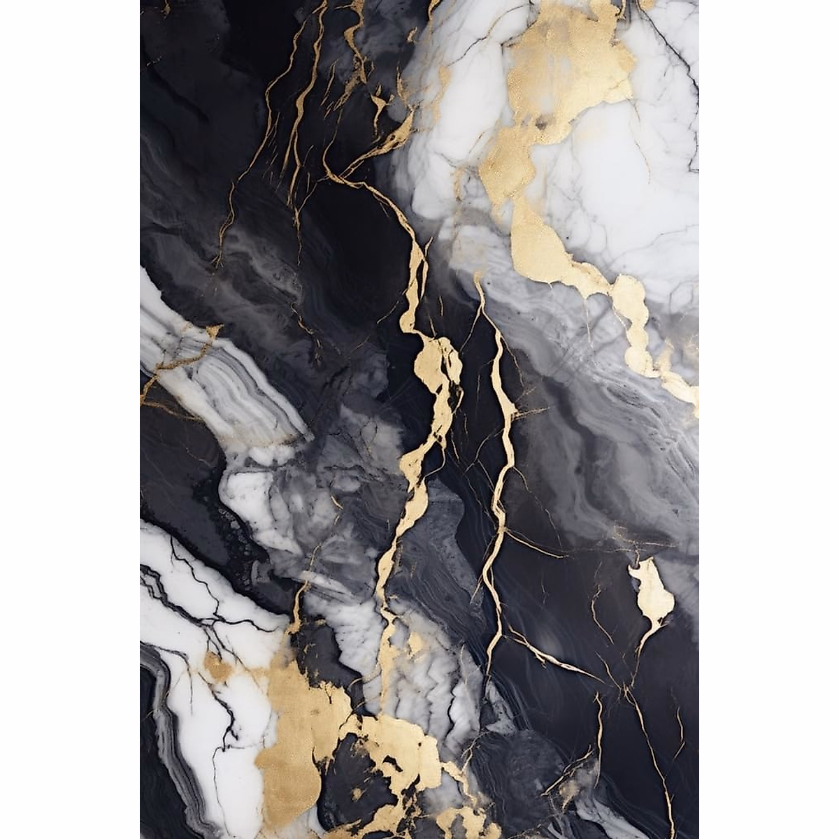 Black Grey Gold Marble Texture Modern Abstract Rug for Living Room Bedroom Diningroom Luxury Art Decor Home Office Guestroom Floor Carpet Indoor Outdoor Rug Mat 5x7