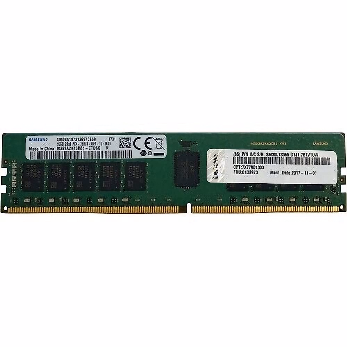 Lenovo 16GB TruDDR4 Memory Module - 16 GB - TruDDR4-2666 MHz DDR4-2666/PC4-21333 - 1.20 V - ECC - Unbuffered - 288-pin - DIMM