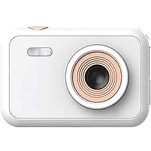 Jiaanu Kids Digital Camera Kids Camera Screen Portable Compact Children's Cartoon Digital Camera As a Gifts for Kids (Color : White)