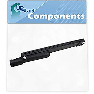 UpStart Components BBQ Gas Grill Tube Burner Replacement Parts for Jenn Air 720-0151-NG - Compatible Barbeque 16" Cast Iron Pipe Burners