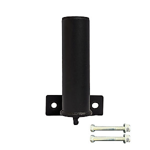 HulkFit Elite Series Power Cage Horizontal Plate Barbell Attachment Storage Black 3" x 3"