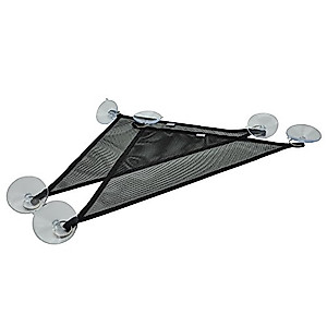 Niteangel 2 Packs Breathable Mesh Reptile Hammock (Triangle 13'' x 13'' x 19'', Black)