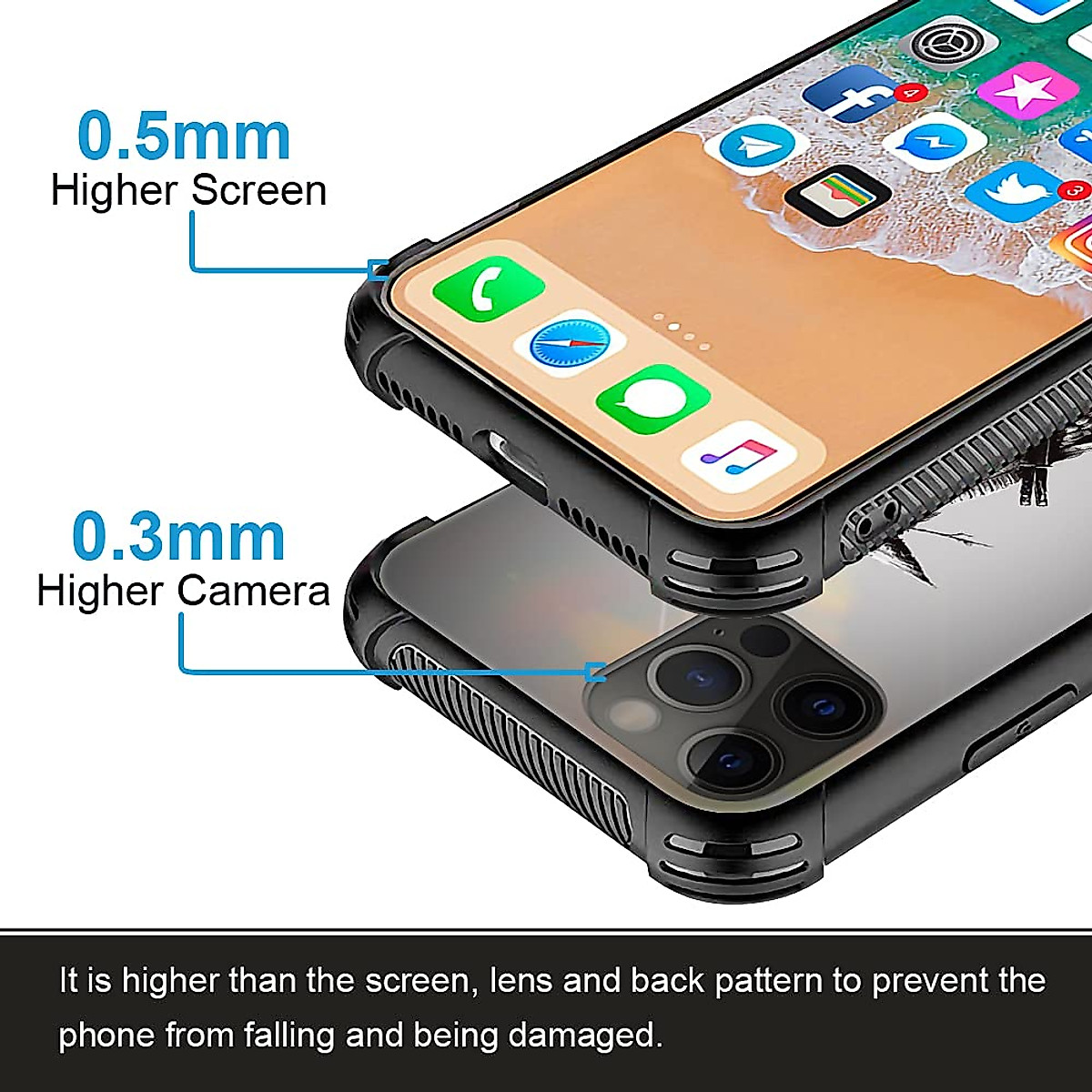 Hensuske iPhone 13 Pro Max Case,Wandering Samurai Cases for Boys Man,Multi-Colored Fashion Patterns Non-Slip Shock Absorption Soft TPU Bumper Cover Case 6.7 in, Max(6.7 inch)