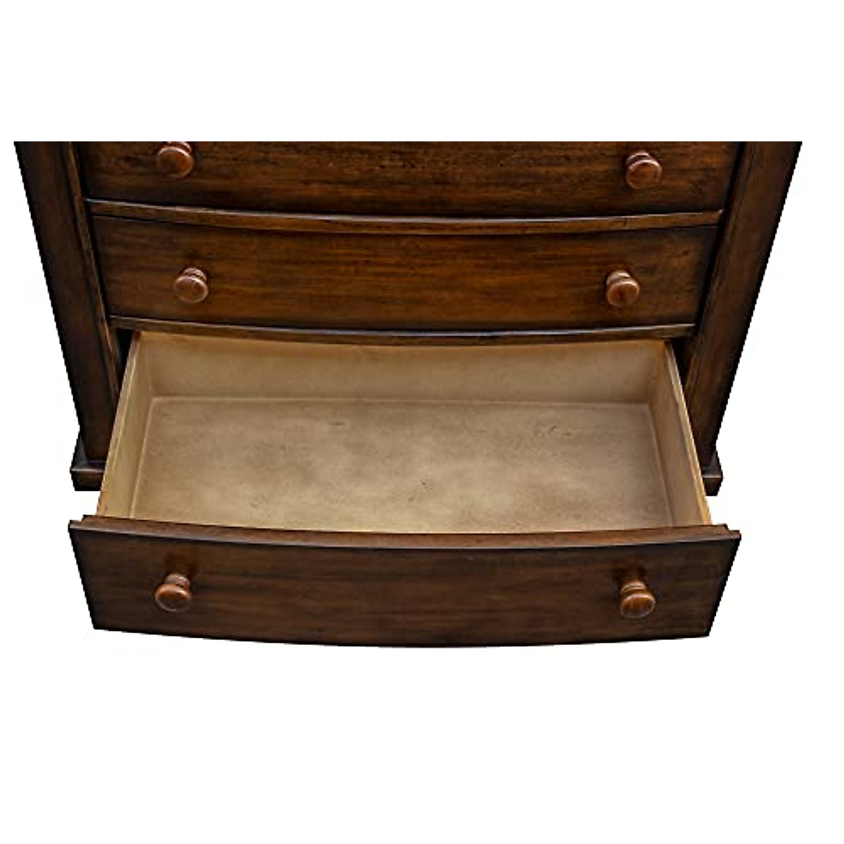 Sunset Trading Bahama Shutter Wood Nightstand, Tropical Walnut