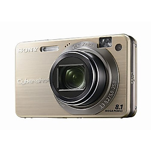 Sony Cybershot DSCW150/G 8.1MP Digital Camera with 5x Optical Zoom with Super Steady Shot (Gold)