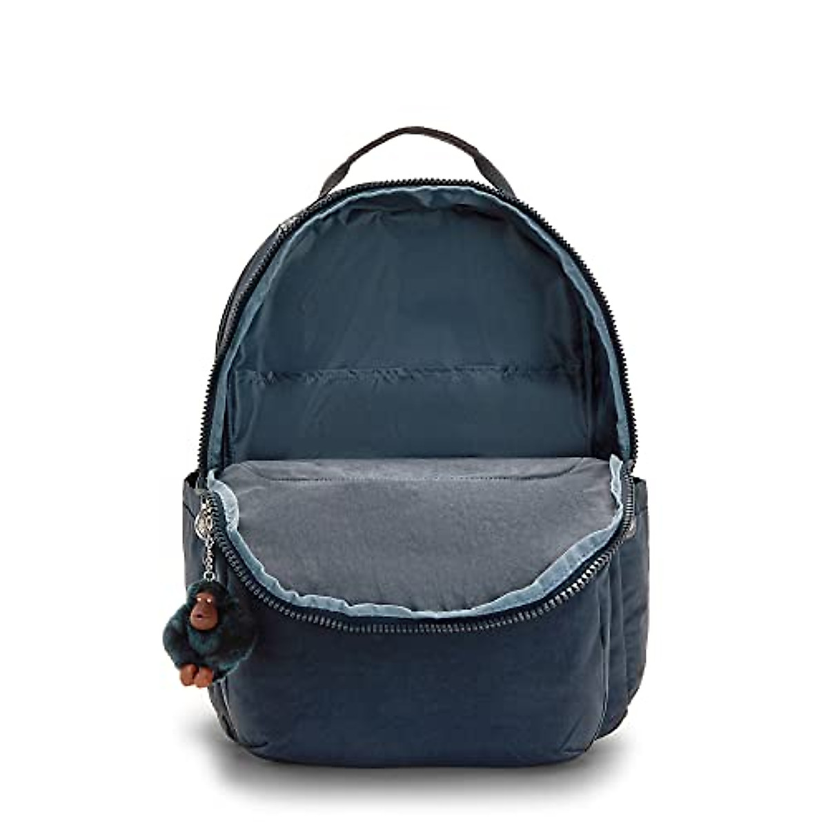 Kipling Women's Seoul Extra Large 17” Laptop Backpack, Durable, Roomy with Padded Shoulder Straps, Bag, True Blue Tonal 2, 13.5" L x 18.25" H x 7.75" D
