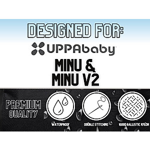 Birdee Stroller Travel Bag Designed For UPPAbaby MINU V2 and MINU - Stroller Gate Check Bag - Backpack For Airplane Travel