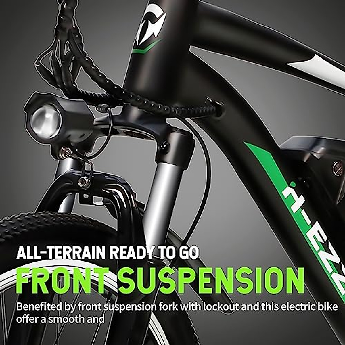 FEOFFY Electric Bike for Adults 350W Electric Bikes 26" Electric Mountain Bike Shimano 21 Speed Gears Electric Bicycle 36V 10.4Ah Removable Battery,Free Lock (350W36V)