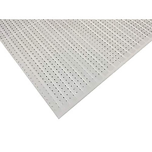 Ottomanson Multi Grip Ribbed Carpet Protector Runner Rug , 26" X 6', Clear