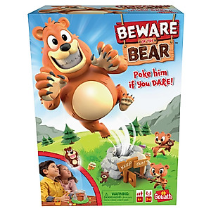 Beware of The Bear - Poke The Bear and Sneak The Goodies Before He Wakes Up Game by Goliath