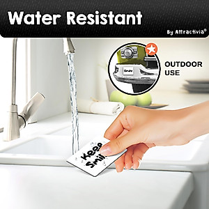 Dry Erase Magnetic Labels 2.8 x 1.8 in, Small Dry Erase Magnets, 40-Pack, White Erasable Write-On All-Purpose Labels, for Office, Education, Home, Whiteboard