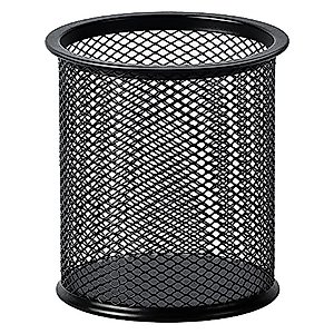 Amazon Basics Wire Mesh Pen Cup, Black