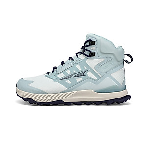ALTRA Women's AL0A7R7J Lone Peak All-WTHR Mid 2 Trail Running Shoe, Light Blue - 7 M US