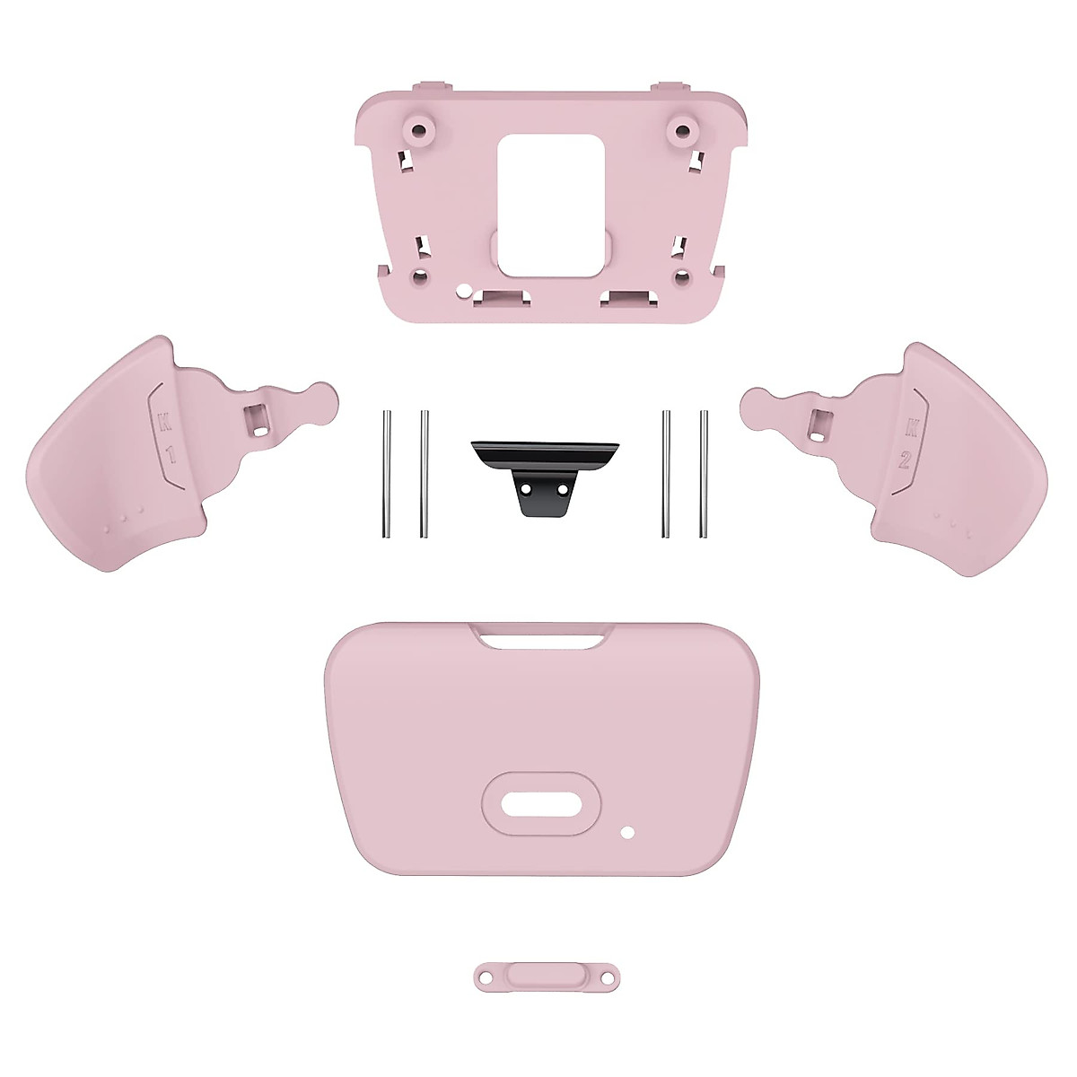 Cherry Blossoms Pink Replacement Redesigned K1 K2 Back Button Housing Shell for PS5 Controller eXtremerate Rise Remap Kit - Controller & Rise Remap Board NOT Included
