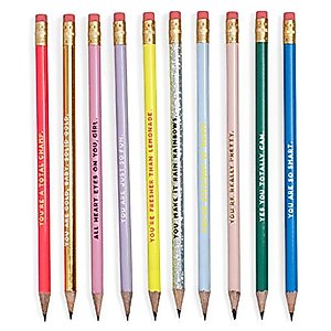 ban.do Women's Write On Graphite Pencil Set of 10, Compliments