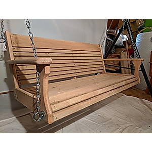 Wood Tree Swings-Cypress Porch Swing/Wood Porch Swing/USA Made/Wooden Swing