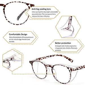 Outray Anti Fog Safety Glasses Stylish UV Protection Anti Scratch for Women for School Outdoor Work