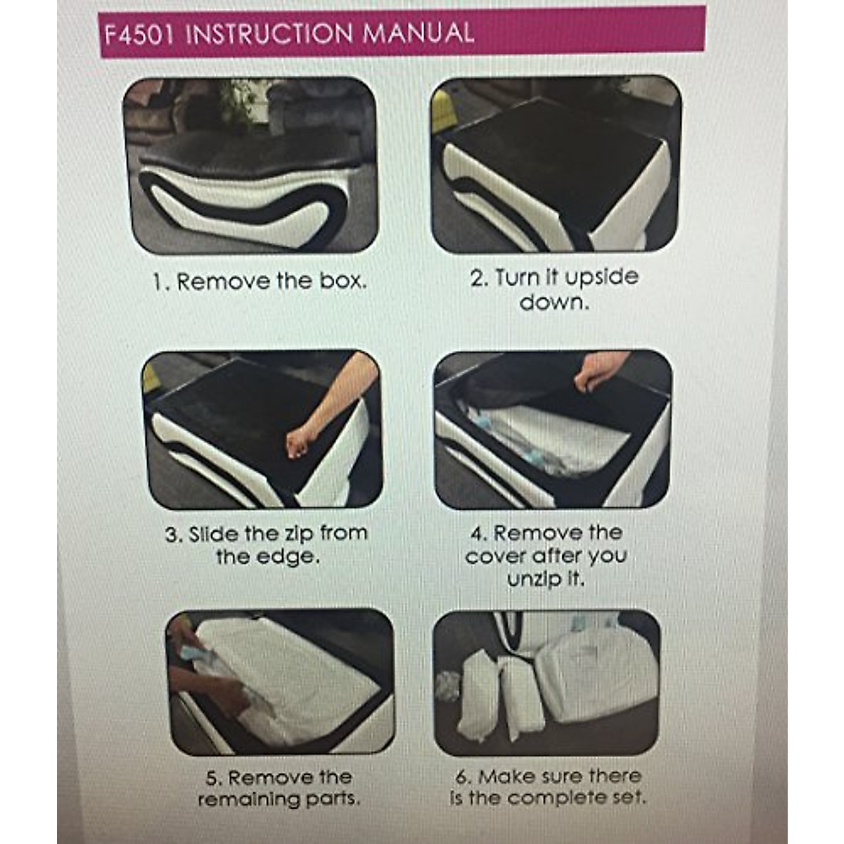 Beverly Fine Furniture 3 Piece Aldo Modern Sofa Set, BLACK