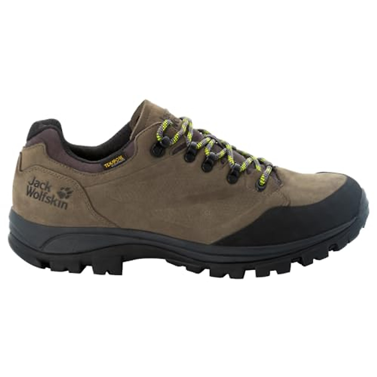 Jack Wolfskin Men's Rebellion Texapore Low M Hiking Shoe, Khaki/Phantom, 8