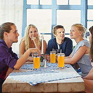 AmzFan Iced Coffee Cups, Boba Cup, Mason Jar with Lid and Straw 20 oz, Coffee Cups with Lids, Reusable Wide Mouth Boba Tumbler, Clear Travel Mug (2PCS-20 OZ)