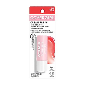COVERGIRL Clean Fresh Tinted Lip Balm, Life is Pink