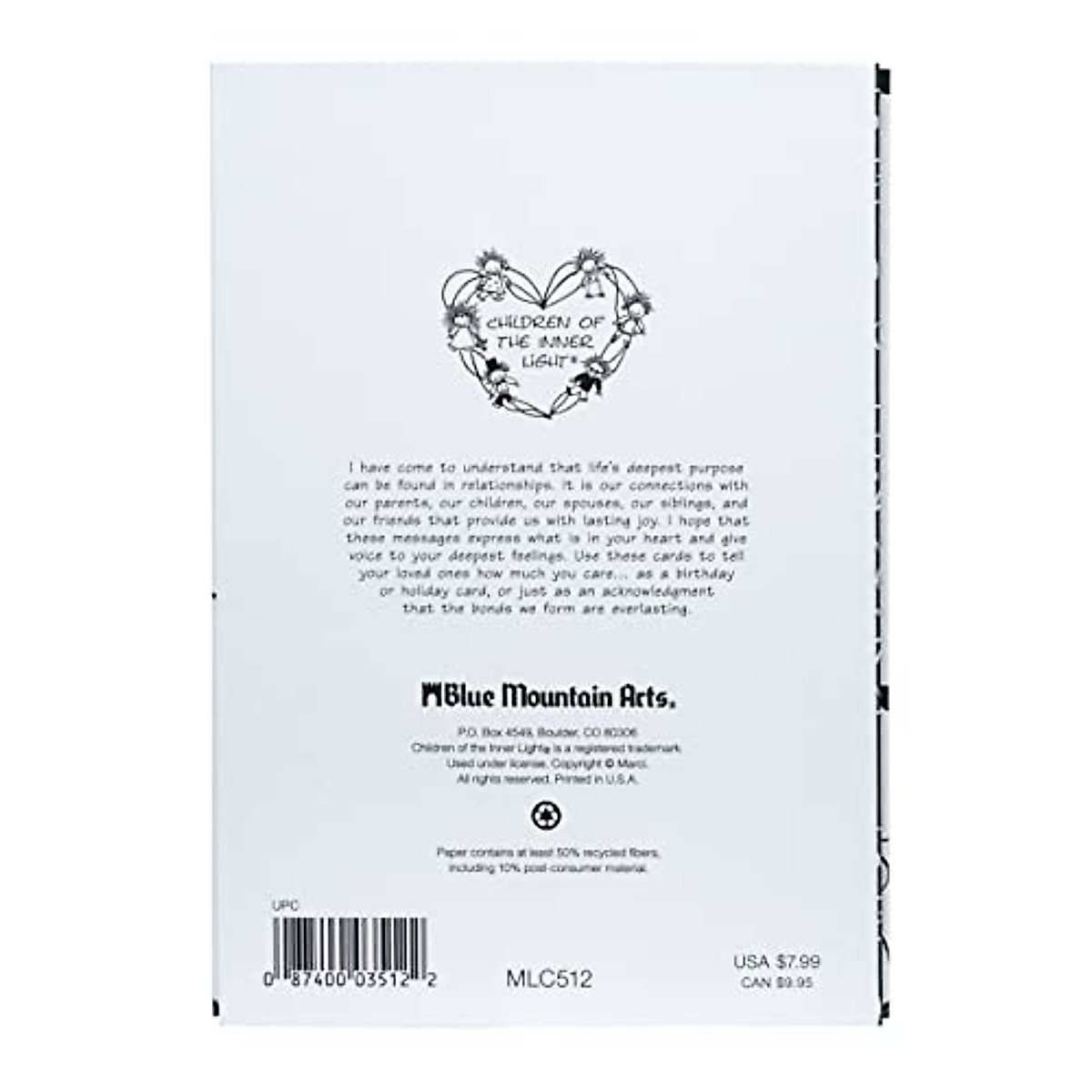 Blue Mountain Arts Friend Card—Words of Appreciation for a Lifelong Friend by Marci and the Children of the Inner Light (My Friend Forever)