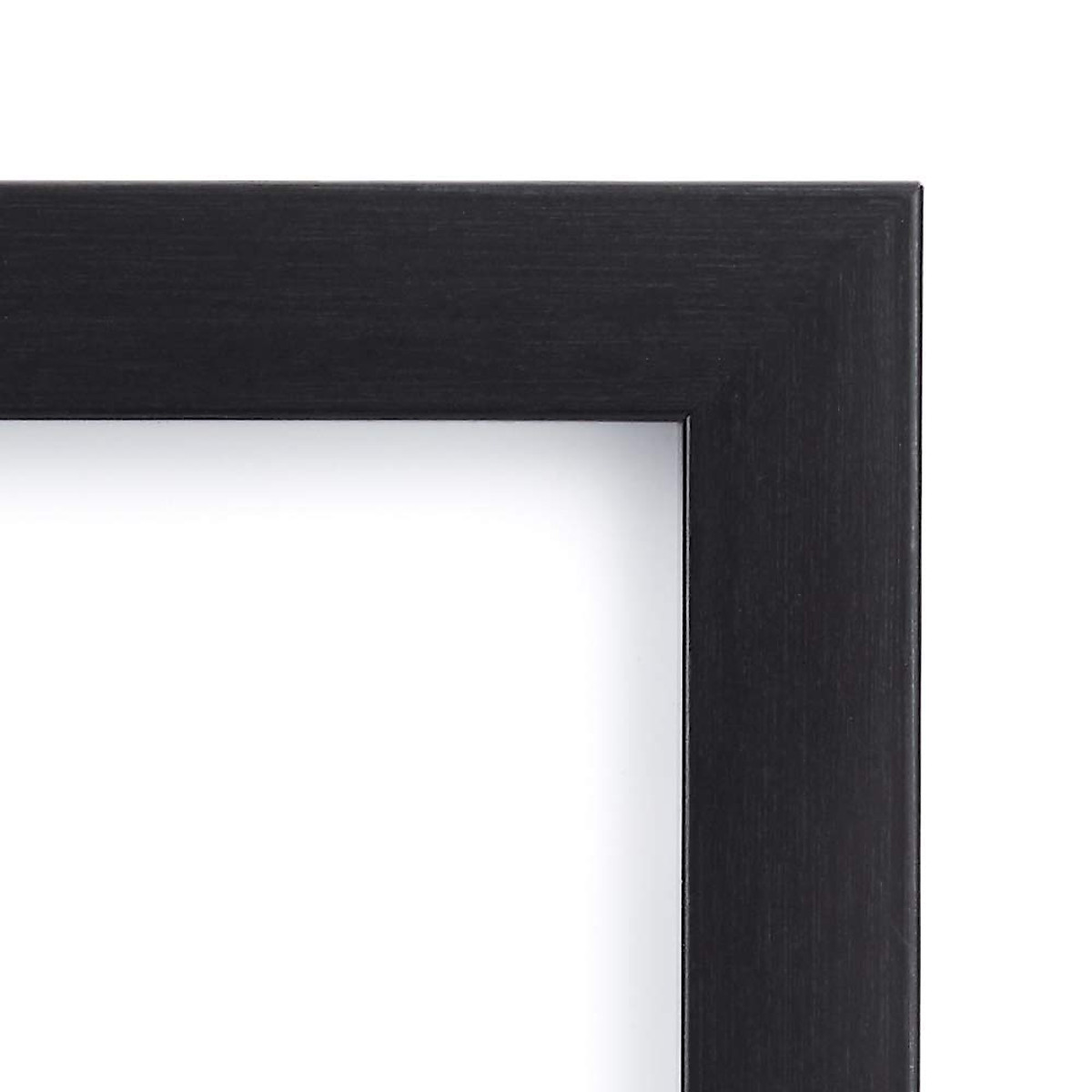 Amazon Basics Photo Picture Frame - 5" x 7", Black - Pack of 2