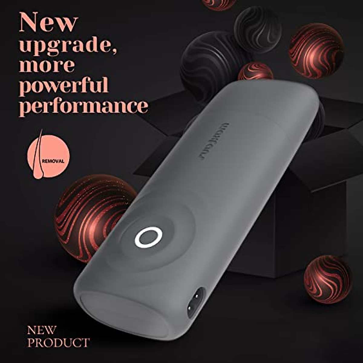 Waxfans Roll on Wax Kit for Men,Wax Warmer for Hair Removal,15min Wax Melter,at Home Waxing Kit,Wax Roller Kit for Full Body,Rose Wax Roller