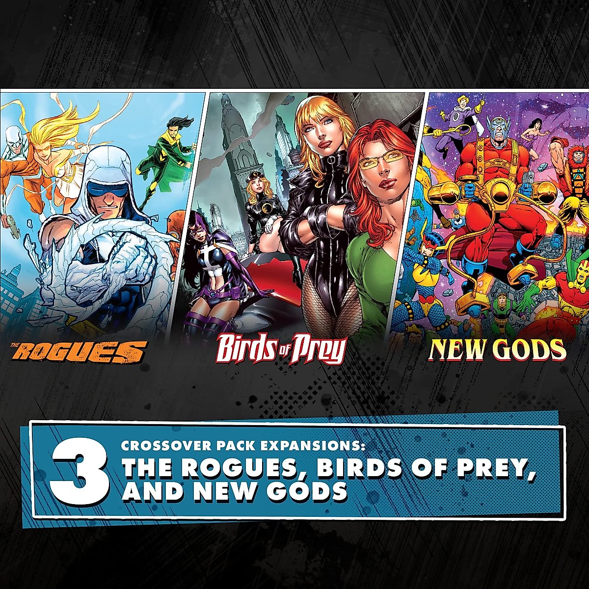 Cryptozoic Entertainment: DC Deck-Building Game: Crossover Collection 1 Expansion- Deck Building Card Game, Ages 14+ Multi