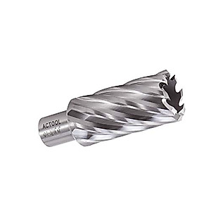 ACTOOL 1-3/16" Diameter × 2" Depth of Cut HSS ANNULAR Cutter with 3/4'' Weldon Shank