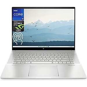 HP Envy 16 Touchscreen Gaming Laptop 2023, 16” 2K WQXGA Display, Intel Core i9 13900H(up to 5.4GHz, 14 cores), NVIDIA GeForce RTX 4060, 64GB DDR5 RAM, 2TB SSD, Backlit Keyboard, Windows 11 Home