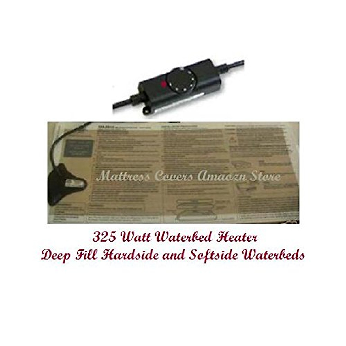 California King Semi Wave waterbed Mattress w/Cotton Zipper & Heater