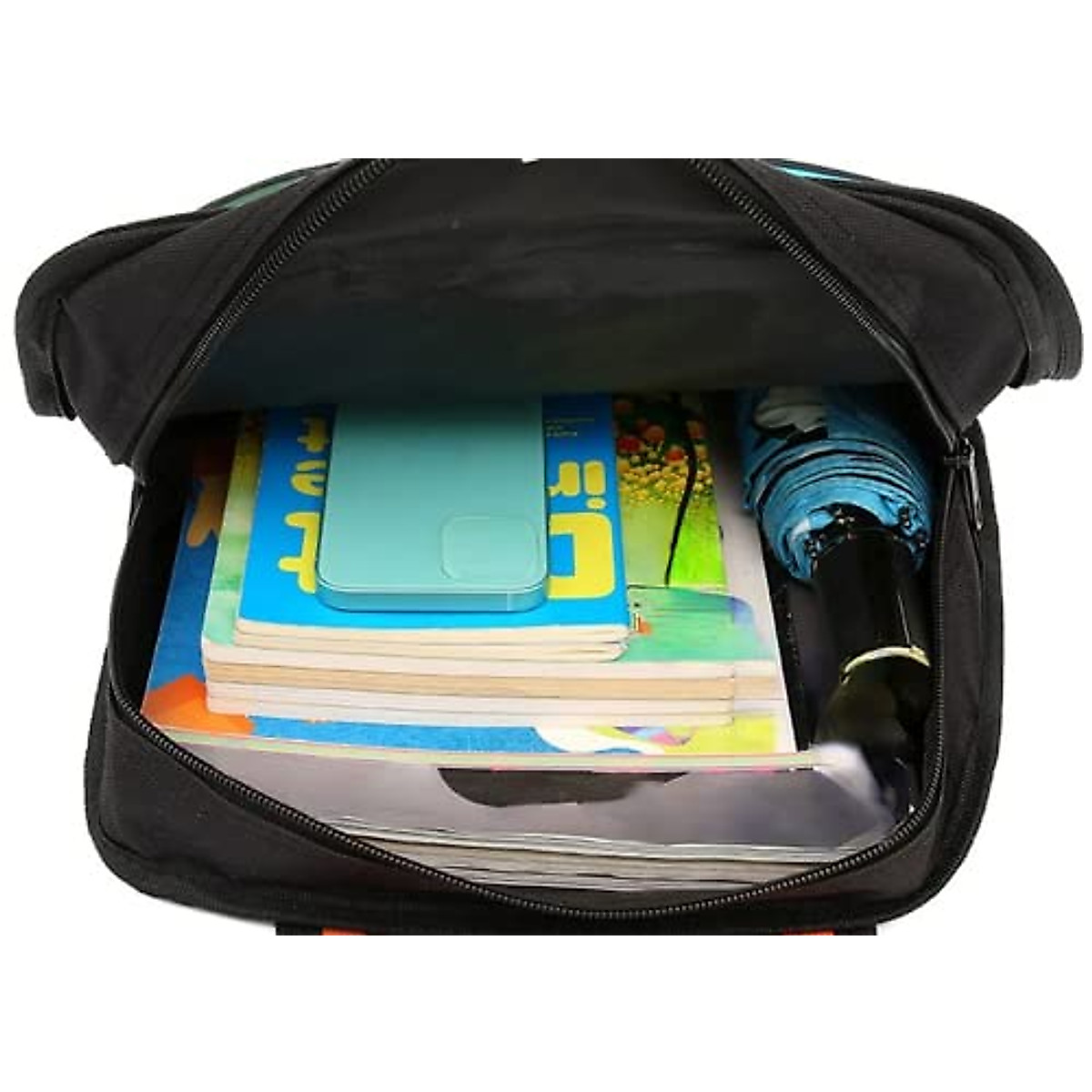 Yinilomo 3D Jump Style Kawaii Backpack Sketch Cute Cartoon 2D Drawing from Comic Paper Anime Bookbag School Supplies Fun Daypack (Red)