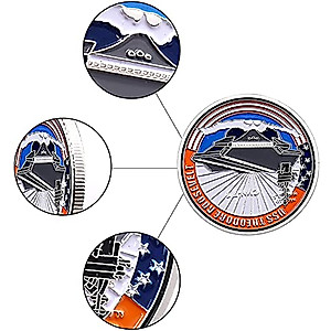 CVN-71 Challenge Coin USA Army Department of The Navy USS Theodore Roosevelt Military Coins