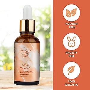 𝗪𝗜𝗡𝗡𝗘𝗥 𝟮𝟬𝟮𝟰* Vitamin C Face Serum – Anti Aging Facial Serum with Vitamin C, Vitamin E & More – Brightening Serum for Dark Spots, Even Skin Tone, Eye Area, Fine Lines & Wrinkles, 1 Fl Oz