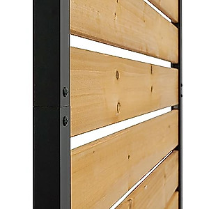 Enclo Privacy Screens EC18022 5ft H x 3.2ft W Concord Wood Outdoor Privacy Fence Screen, Perfect to Hide Trash Cans (1-Panel)