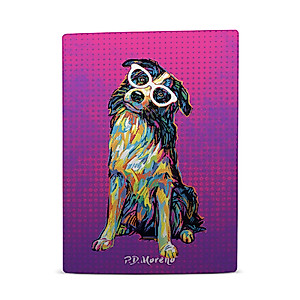 Head Case Designs Officially Licensed P.D. Moreno Border Collie Animals II Matte Vinyl Faceplate Sticker Gaming Skin Case Cover Compatible with Sony Playstation 5 PS5 Digital Edition Console