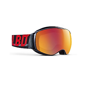 Julbo Echo Youth Goggles, Black/Gray/Read Frame - Spectron 3 Orange Lens w/Red Mirror