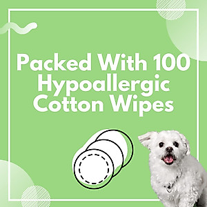 Barkos Pet Supplies Dog Ear Cleaner Wipes | Bulldog, French Bulldog, Pug, English Bulldog | Cleans & Soothes Ears, Wrinkles, Folds, Tear Stain (Dog Ear Cleaner Wipes)