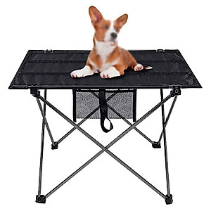 DOUBAO Foldable Outdoor Camping Table Portable Ultralight Aluminium Camping Fishing Picnic Folding Table