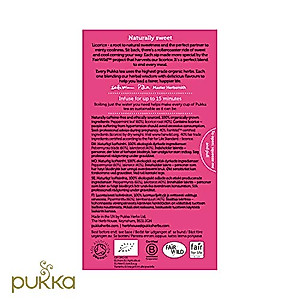 PUKKA Organic Peppermint & Licorice, 20 EA
