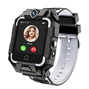 4g Kids Smart Watch W Gps Tracker, Phone Watch W Video Chat 3 Way-call Wifi Sos Touch Screen Child Tracker Phone Watches Christmas Birthday Gift For Boys Girls 3-15 Years W Sim Slot Kids Watch (Black)