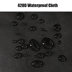 UCEDER 420D Waterproof Oxford Cloth Seal Cockpit Cover, Kayak Cockpit Drape Cover with PVC Coating Maximum Protection for Your Ocean Cockpit(Large 60x29 inch)