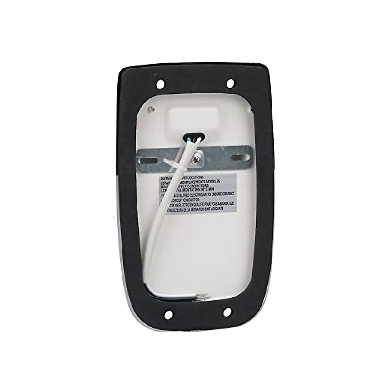 Lithonia Lighting OVWP LED 40K 120 PE DDB M4 Outdoor OVWP LED Dusk-to-Dawn Wall Sconce in Bronze, 14 Watts, 1240 Lumens