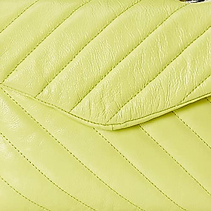 Vince Camuto Ottys Large Crossbody, Lemon Mustard