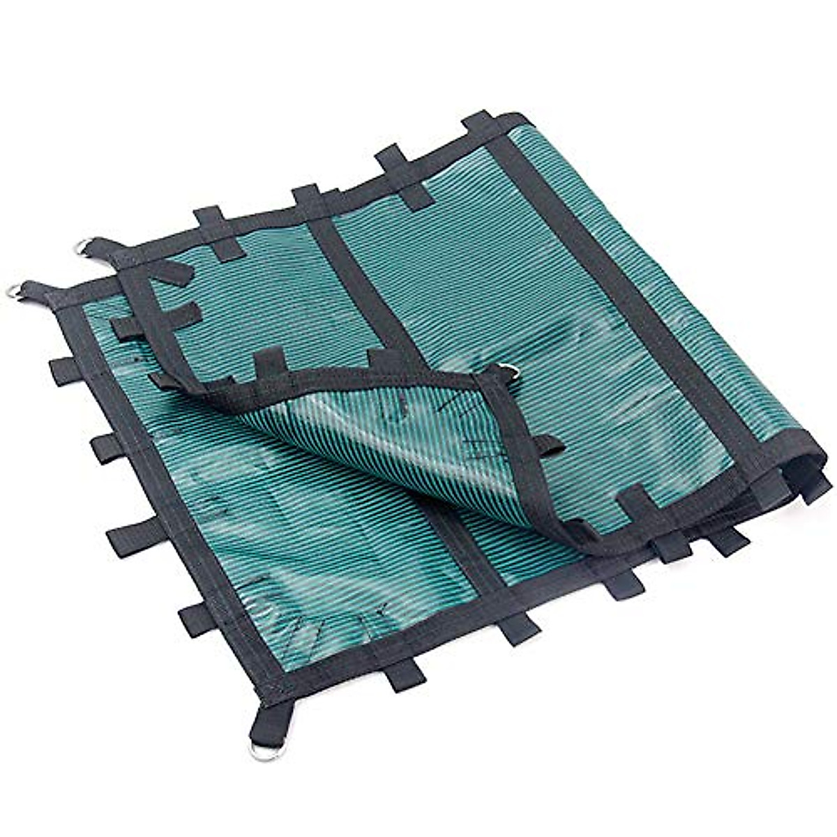 Covers Outdoor Garden Inground Pool Safety, Green Rectangle Mesh, Easy Installation, Includes All Needed Hardware (Size : 400×600cm/13×19ft)