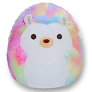 Squishmallows Rare 16-Inch Bowie The Hedgehog Fuzzamallow Plush - Add Bowie to Your Squad, Ultrasoft Stuffed Animal Large Plush Toy, Official Kellytoy Plush