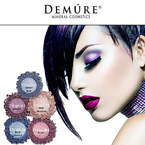 Demure Mineral Make Up (Violet) Eye Shadow, Shimmer Eyeshadow, Loose Powder, Glitter Eyeshadow, Organic Makeup, Eye Makeup, Natural Makeup, Organic Eyeshadow, Natural Eyeshadow, Professional Makeup
