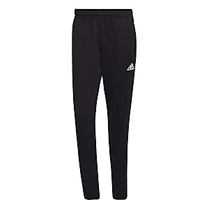 adidas Men's Standard Sereno Pant, Black/White, Medium